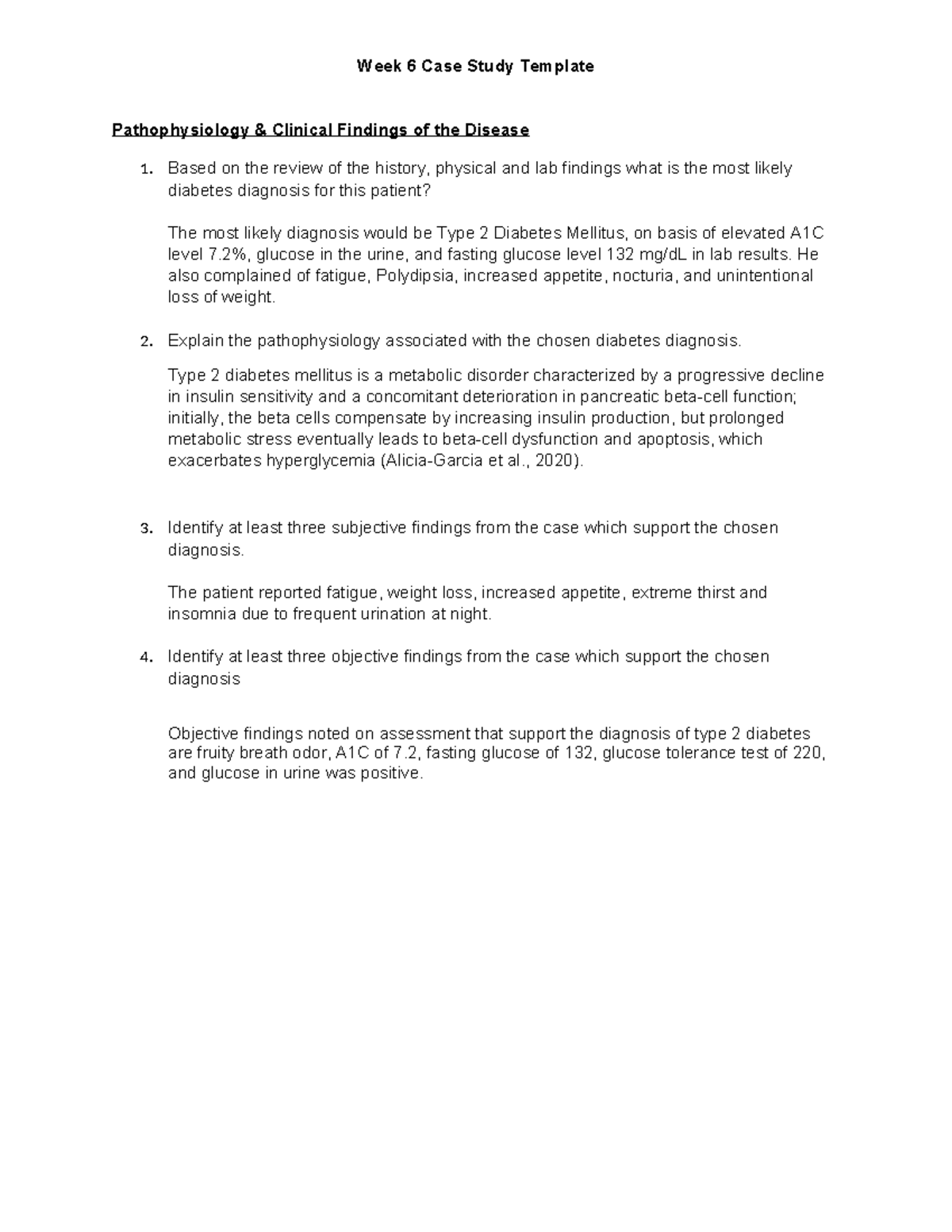 FNP NR507 Week6 Case Study Template (Auto Recovered) - Week 6 Case ...