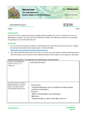 Apes-chapter 1 practice exam - Studocu