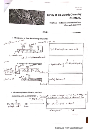 Chem1200Ch21HW - Homework - CHEM 1200 - Studocu