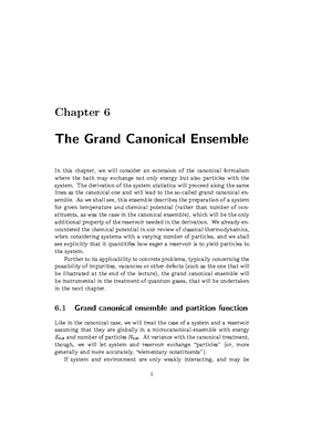 Year 4 notes - PHAS Advanced Topics in Statistical Mechanics Prof ...