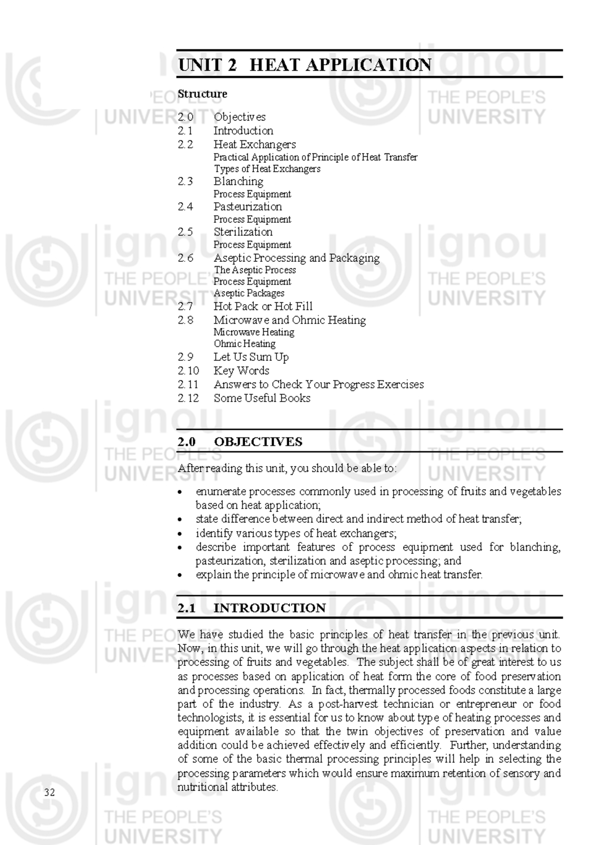 Unit-2 - I want to prepare for exam - Food Preservation by Application of Heat UNIT 2 HEAT - Studocu