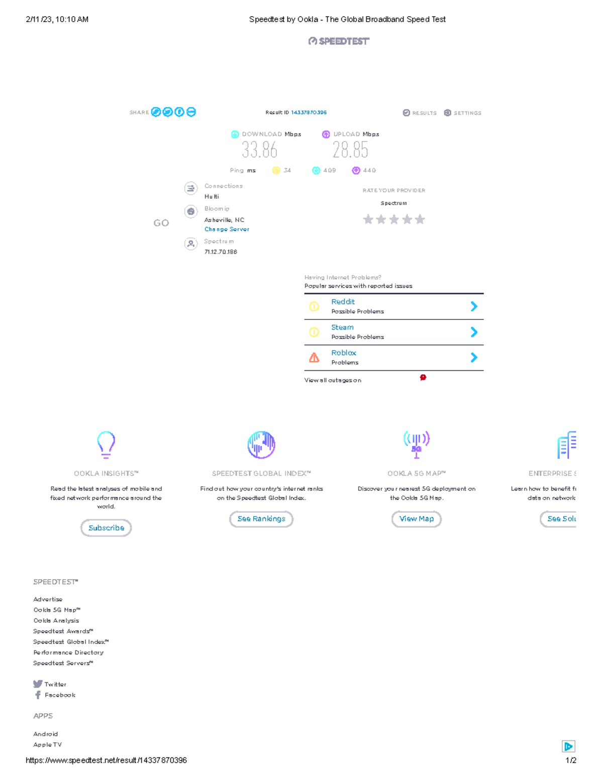 Speedtest by Ookla - The Global Broadband Speed Test - Subscribe ...