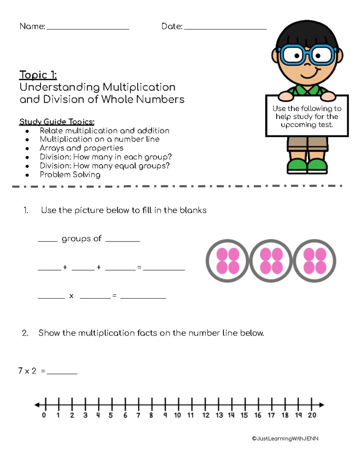 Envision 2.0 Topic 1 Study Guide Justlearningwith Jenn - Name ...