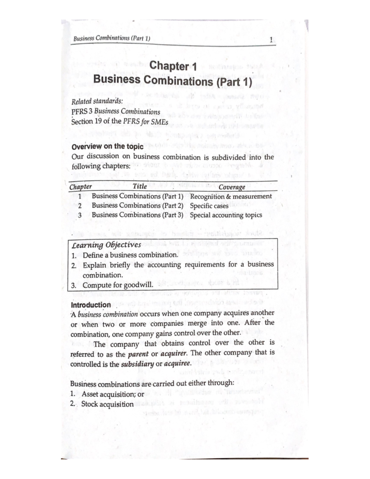 Chap 1.1 - Business Combination Millan 2021 - Accounting for Business ...