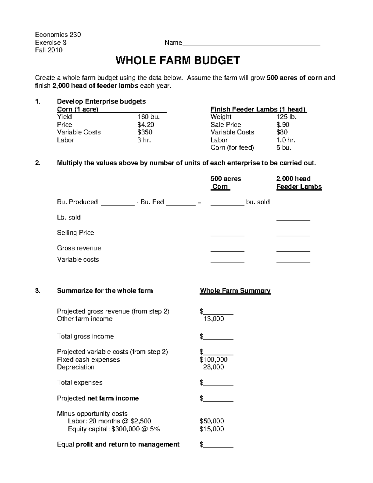 seminar-assignments-exercise-3-economics-230-exercise-3-fall-2010
