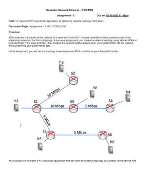 Introduction to Computer Networks Assignment 2 - ITCS 3166 - UNC ...