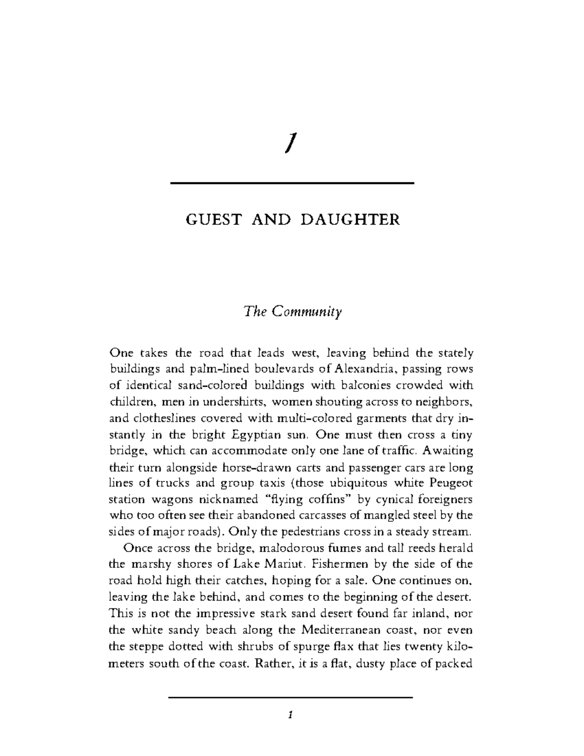 Abu-Lughod; Chapter 1 (Veiled Sentiments) - ' %&5 ! 5 ' & $ & E 300>1 ...