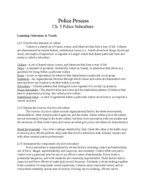 Ch. 12 police process diagrams - CRJ 203 - Studocu