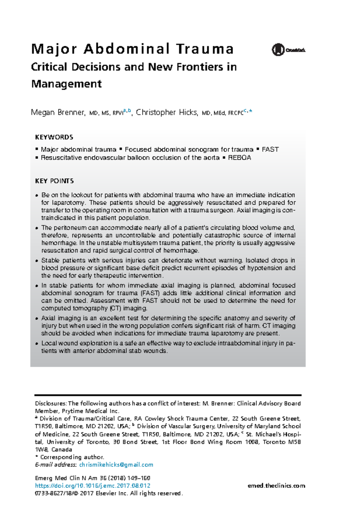 Major abd trauma - M a j o r A b d o m i n a l Tr a u m a Critical ...