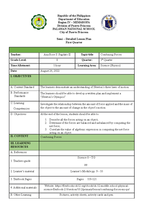 Reviewer Grade 11 Earth Science Quarter 2 - Earth Science: Quarter 2 ...