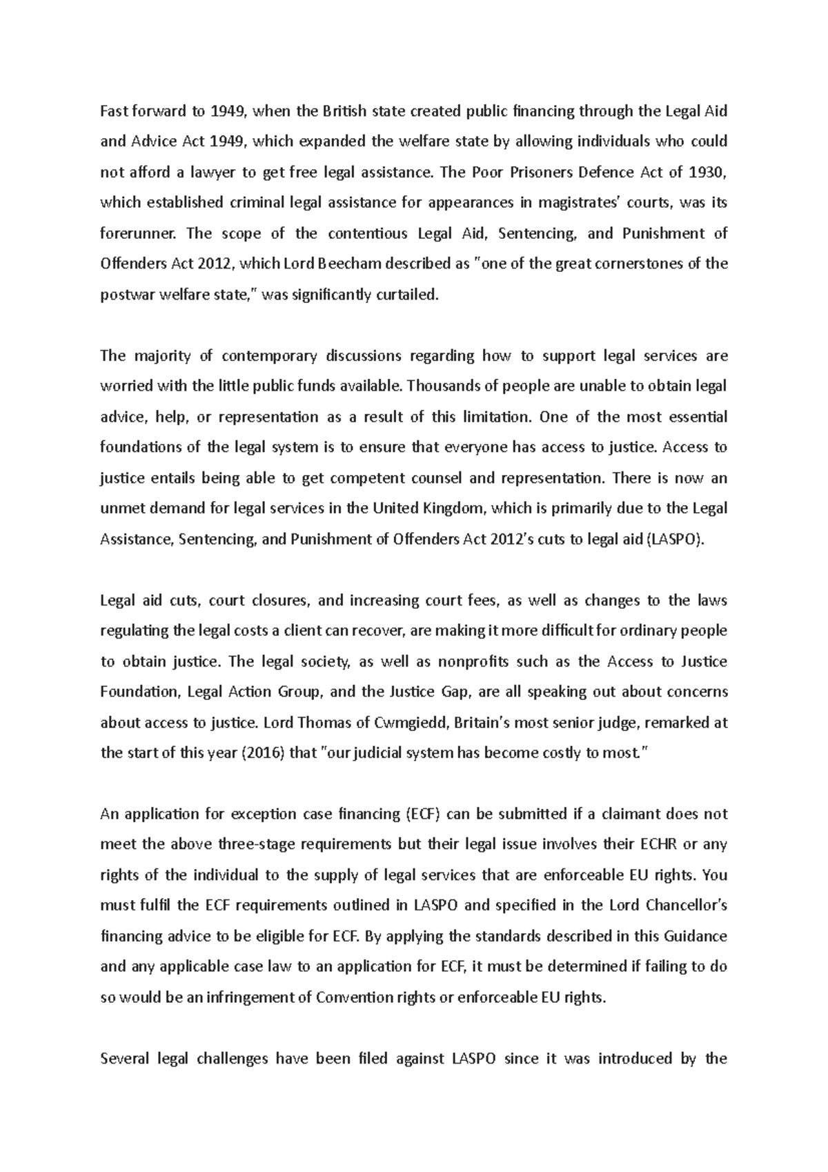 Laspo - LAW1102 - MDX - Studocu