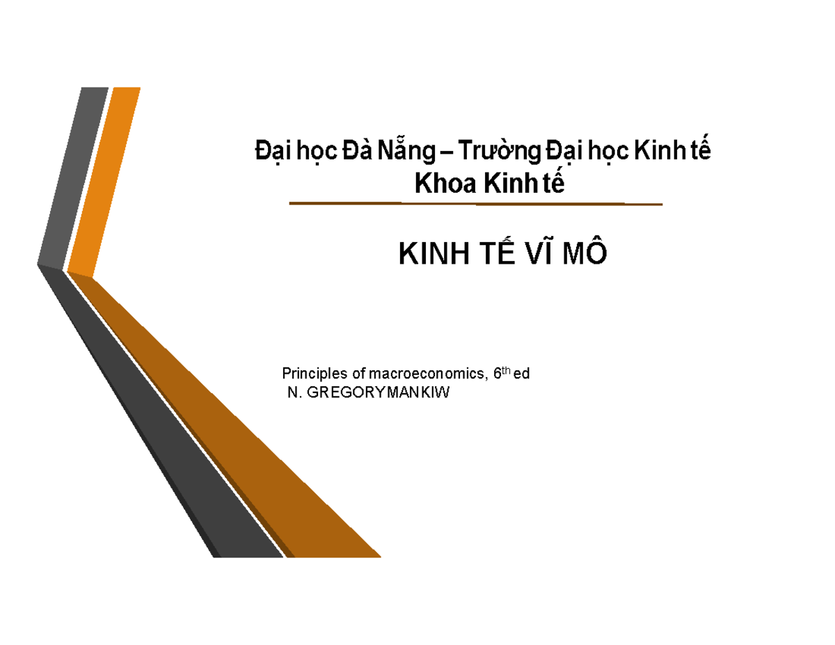 Chương 1 - fghjkl - Đại học Đà Nẵng – Trường Đại học Kinh tế Khoa Kinh ...