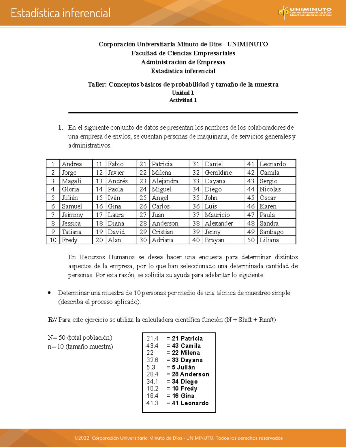 Uni1 act1 Tal Con bas pro tam mue - Corporación Universitaria Minuto de ...