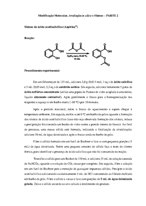 Síntese DA p- Nitroacetanilida - SÍNTESE DA p-NITROACETANILIDA ...