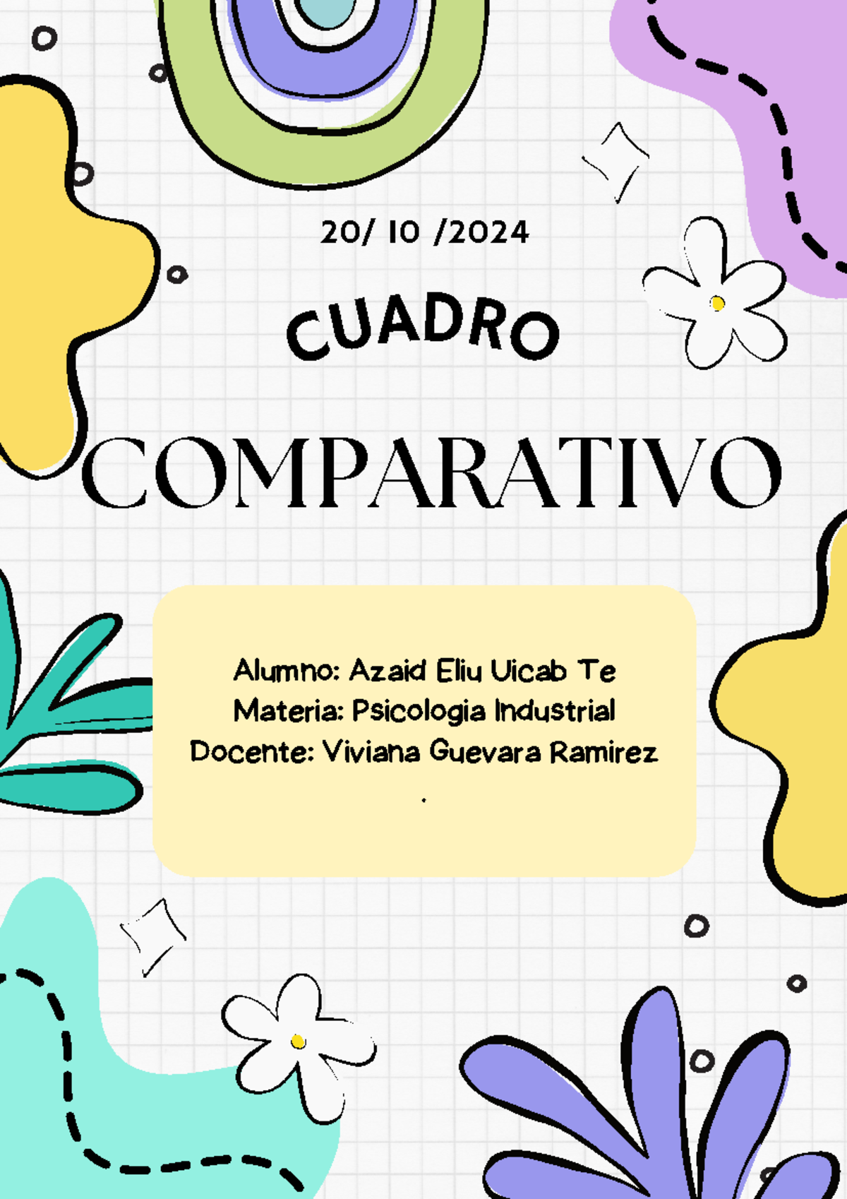 Cuadro Comparativo Conflictos - COMPARATIVO ####### C ####### U A D R O ...