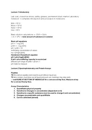 BIOB12-LAB2A & 2B - PRELAB - BIOB12 - Studocu