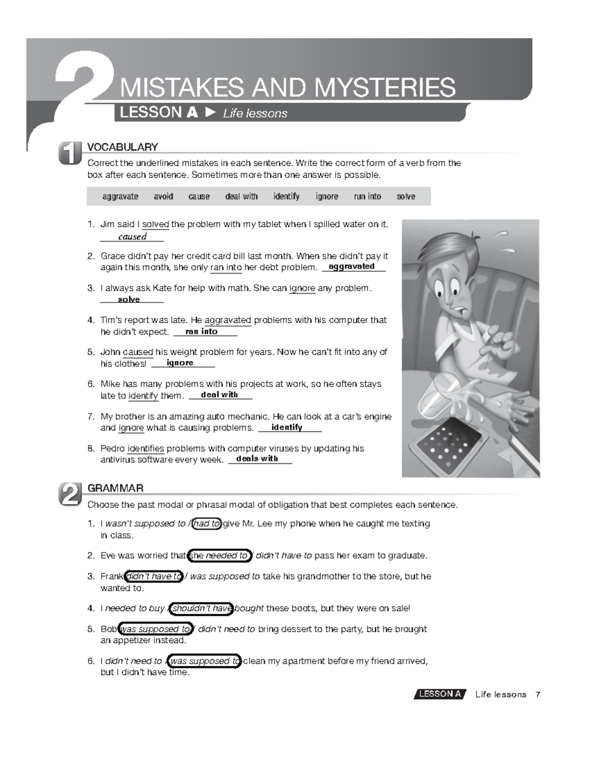 Workbook Lesson 2 - Tarea para la materia - LESSON A Life lessons 7 ...
