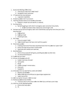 Nurse Sarah Septic - Septic Shock NCLEX Questions 1. True or False ...