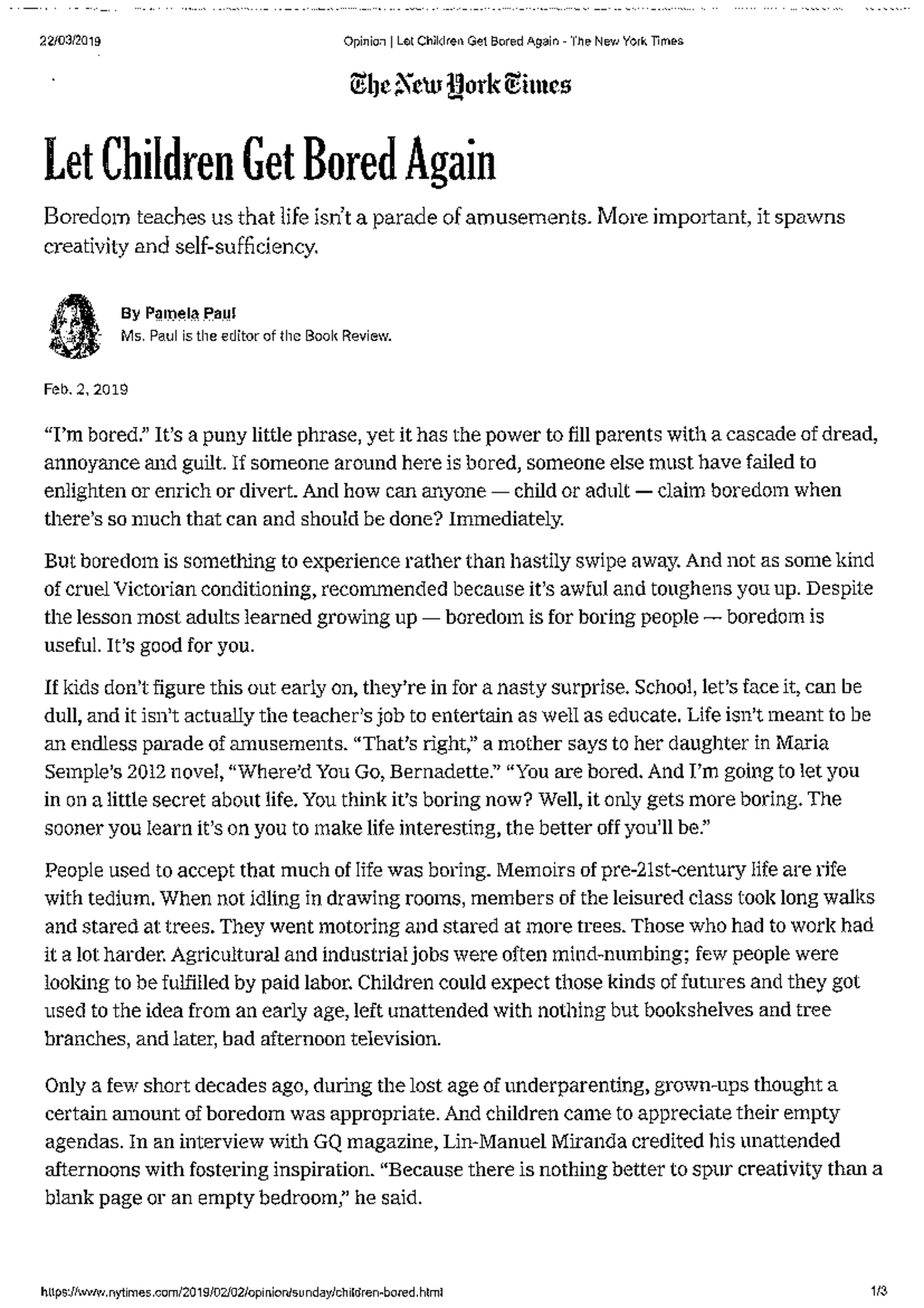 Sample discursive texts - Studocu