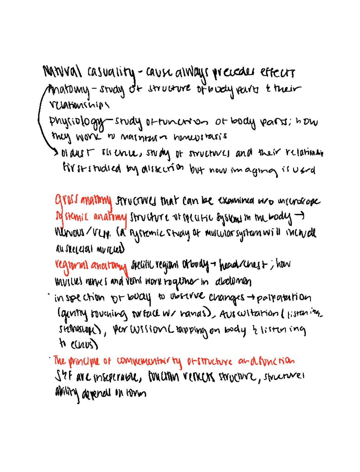 Exam 1, Dr. Henry Lecture notes - Natural ####### casuality cause ...