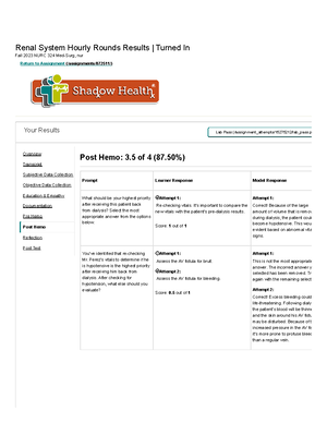 Digital Clinical Experience Orientation Objective Shadow Health - 10/4 ...