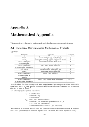 Appendix -B Summary Of Physical Result - Mathematical Physics-I - Studocu