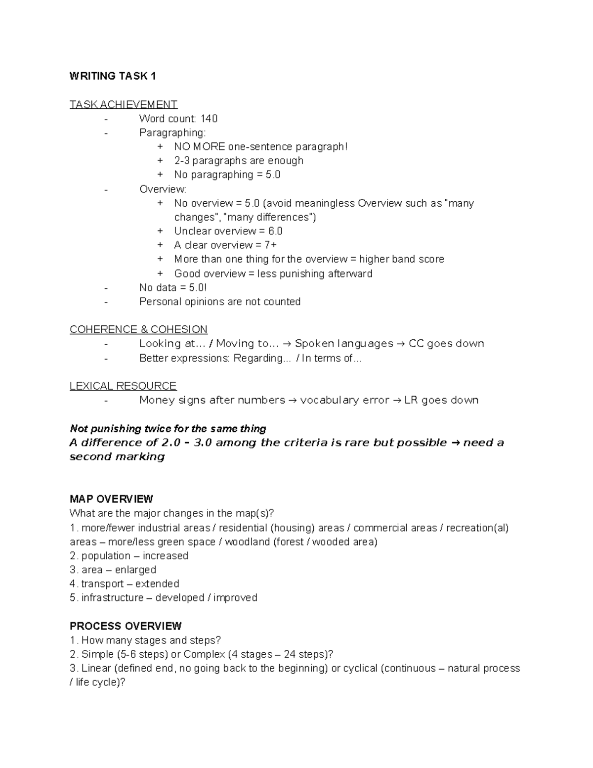 14 1-Marking-Training - WRITING TASK 1 TASK ACHIEVEMENT Word count: 140 ...