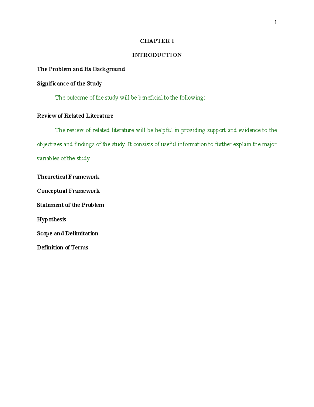 Research-Paper-Draft - CHAPTER I INTRODUCTION The Problem and Its ...