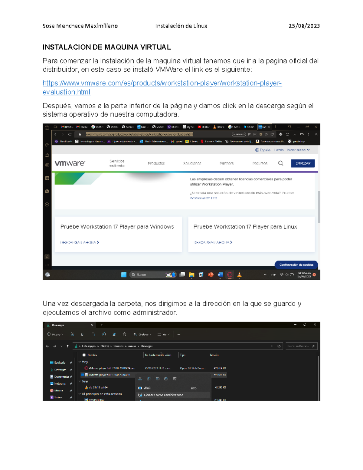 Instalación DE Maquina Virtual - INSTALACION DE MAQUINA VIRTUAL Para ...