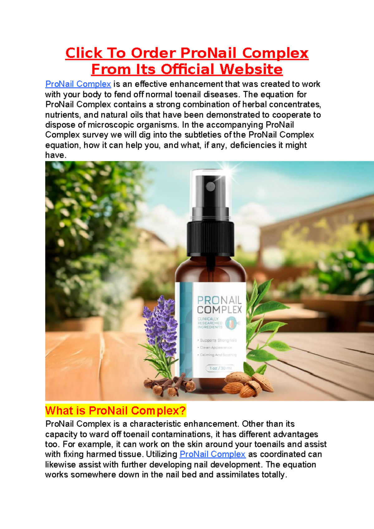ProNail Complex Does It Work In Removing Old Fungus? How It Is Popular ...