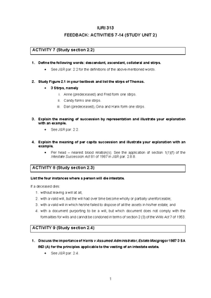 Wills Act 7 of 1953 - LAW - SUCCESSI ON W I LLS ACT 7 OF 1 9 5 3 ...