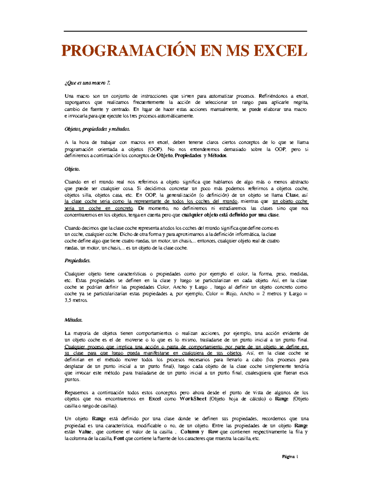 Excel Manual Programacion Con Macros En Excel ProgramaciÓn En Ms