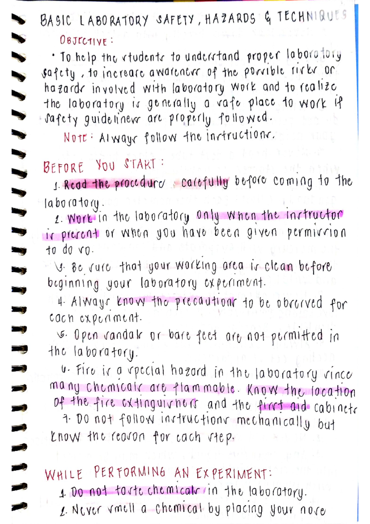 Biochem -Basic-Laboratory-Safety-Hazards-Techniques - BASIC LABORATORY ...