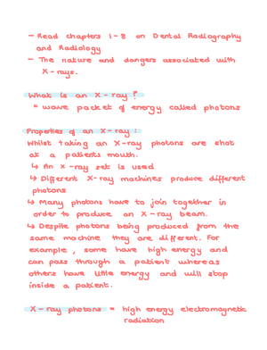 Physics of X-Rays - Lecture notes 1 - Physics of X-Rays X-Rays These ...