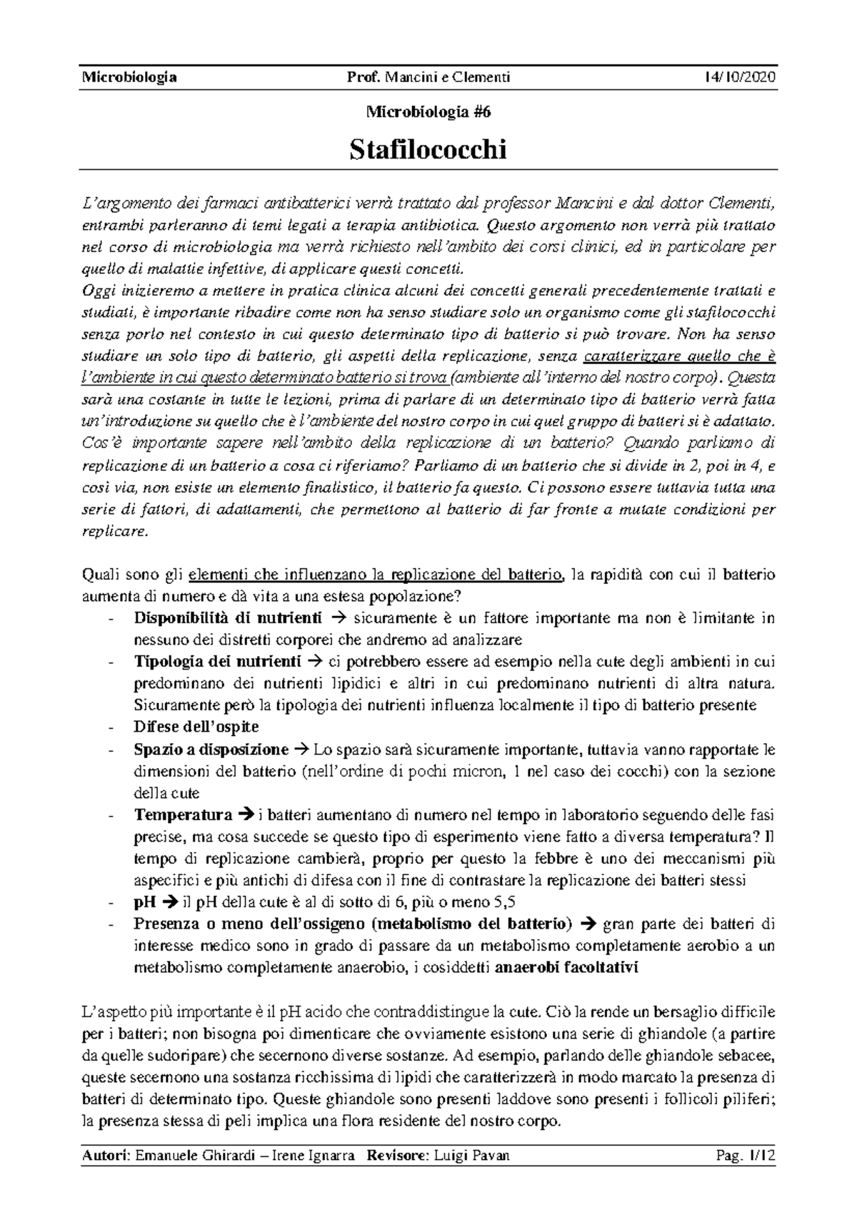 Domande microbi from the city and town - Microbiologia # Stafilococchi L’argomento dei farmaci ...