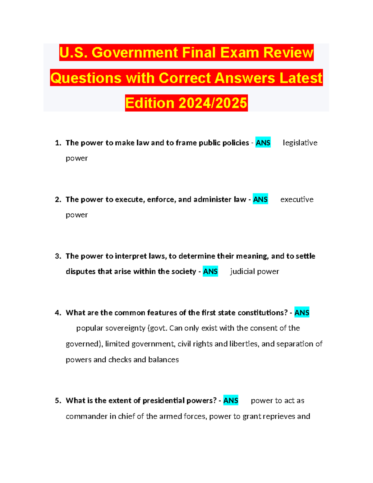 U - Exam practice latest updateExam practice latest updateExam practice ...