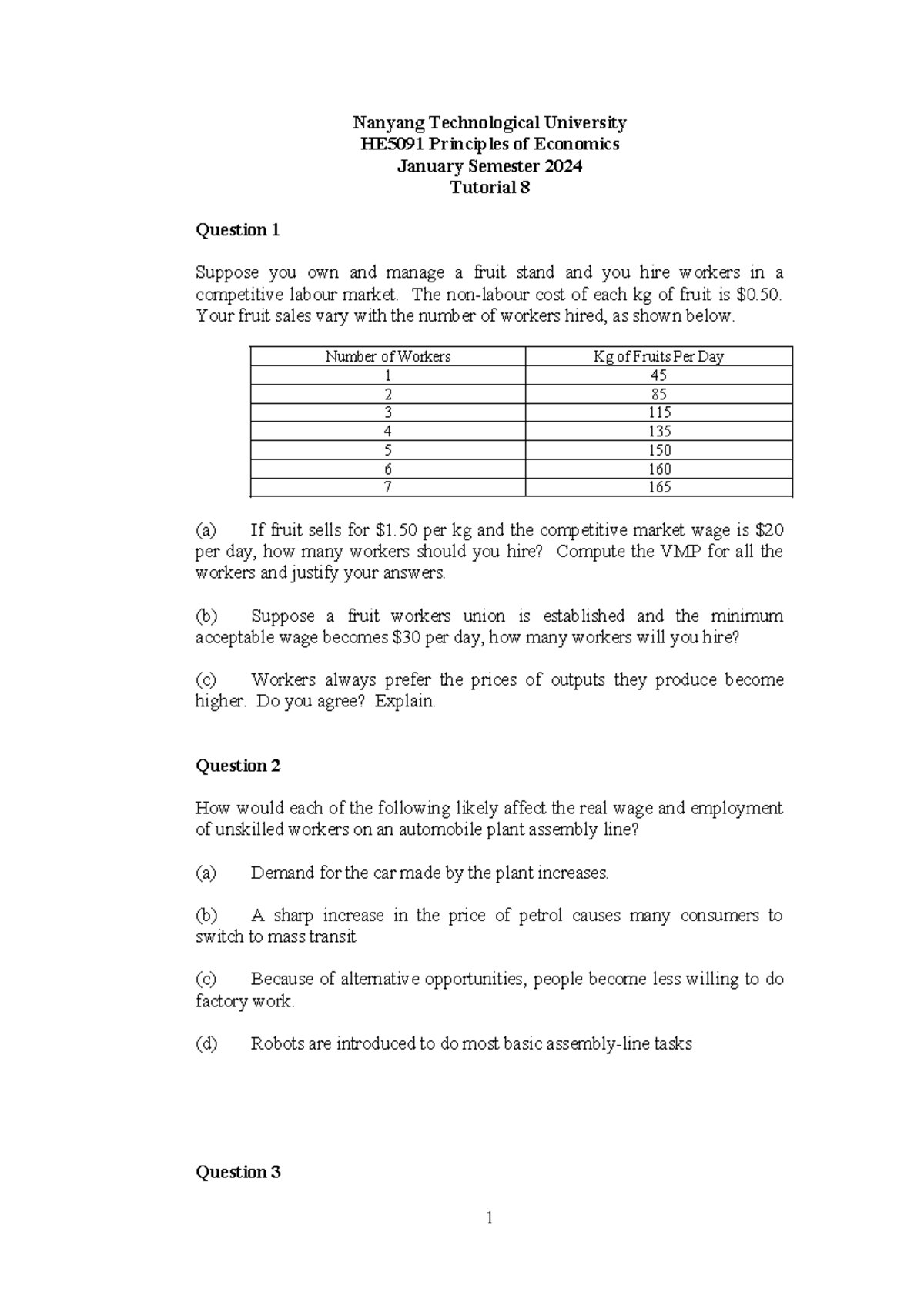 HE5091 Jan 2024 Tutorial 8.Student Version - Nanyang Technological ...