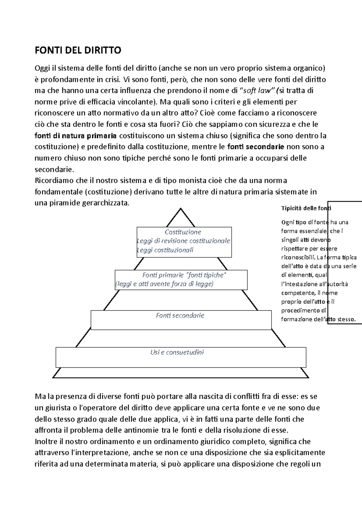 Fonti DEL Diritto ( - FONTI DEL DIRITTO Oggi il sistema delle fonti del ...
