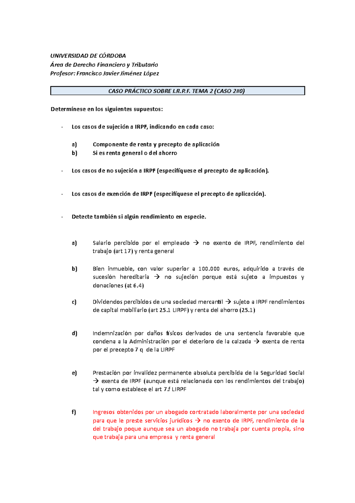 Caso Práctico 1 Tema 2 Practica Universidad De CÓrdoba Área De