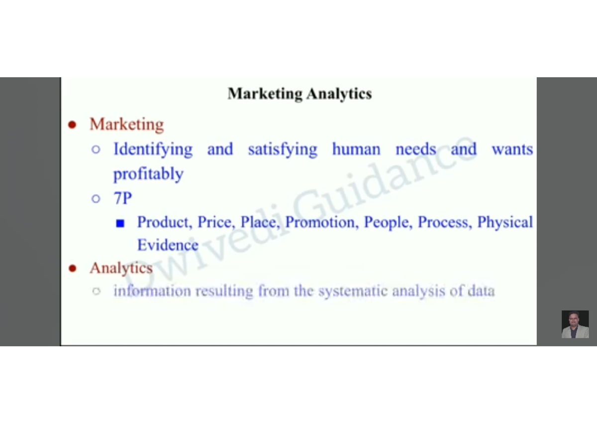 Marketing analytics unit 1 - business administration - Studocu