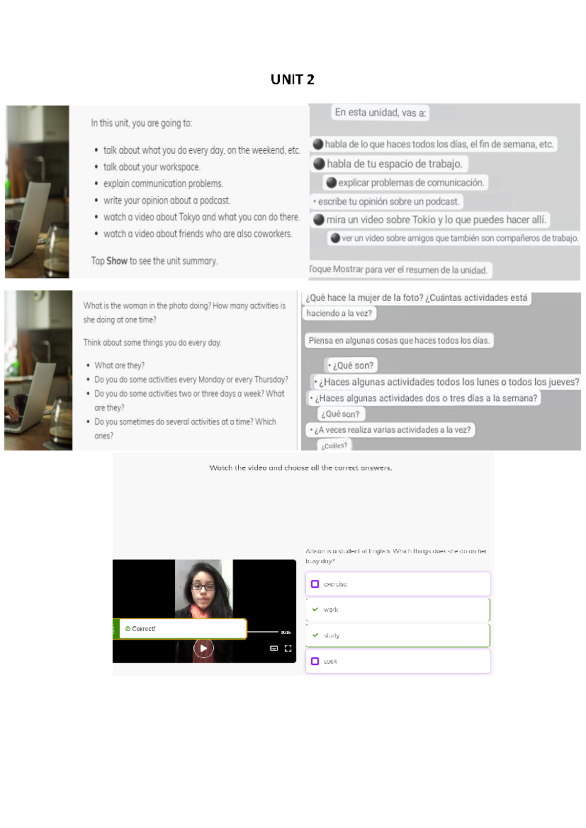 Unidad 2 - Bdnd - UNIT 2 En esta unidad, vas a: In this unit, you are ...