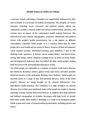 Introduction to Literacy, Education, Health and Poverty Status of ...