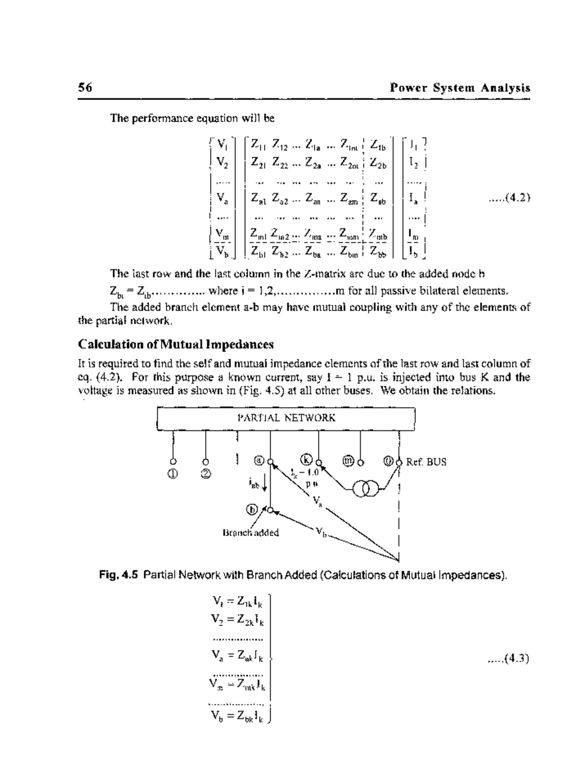 Power Systems (64) - 56 Power System Analysis The performance equation ...