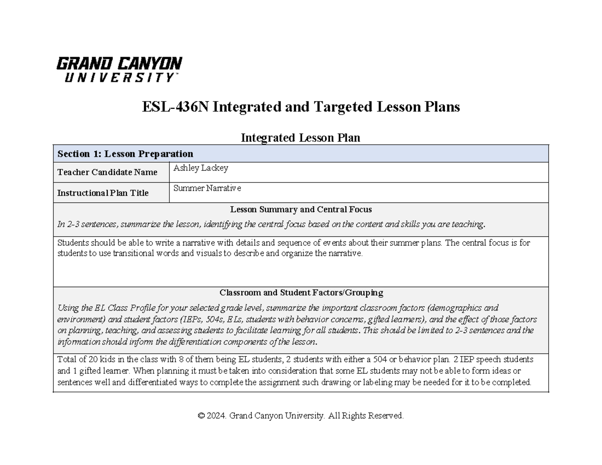 ESL-436N-RS-T7-Integrated and Targeted Lesson Plans - ESL-436N ...