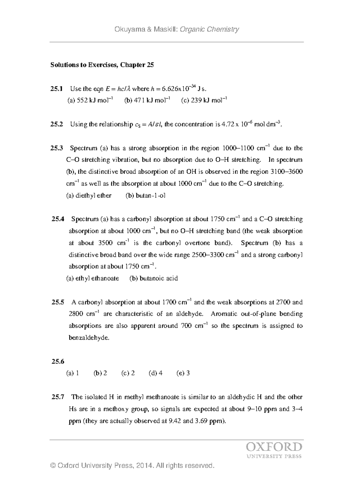 Maskill exercisesolutions ch25 - Solutions to Exercises, Chapter 25 25 Use the eqn E = hc ...