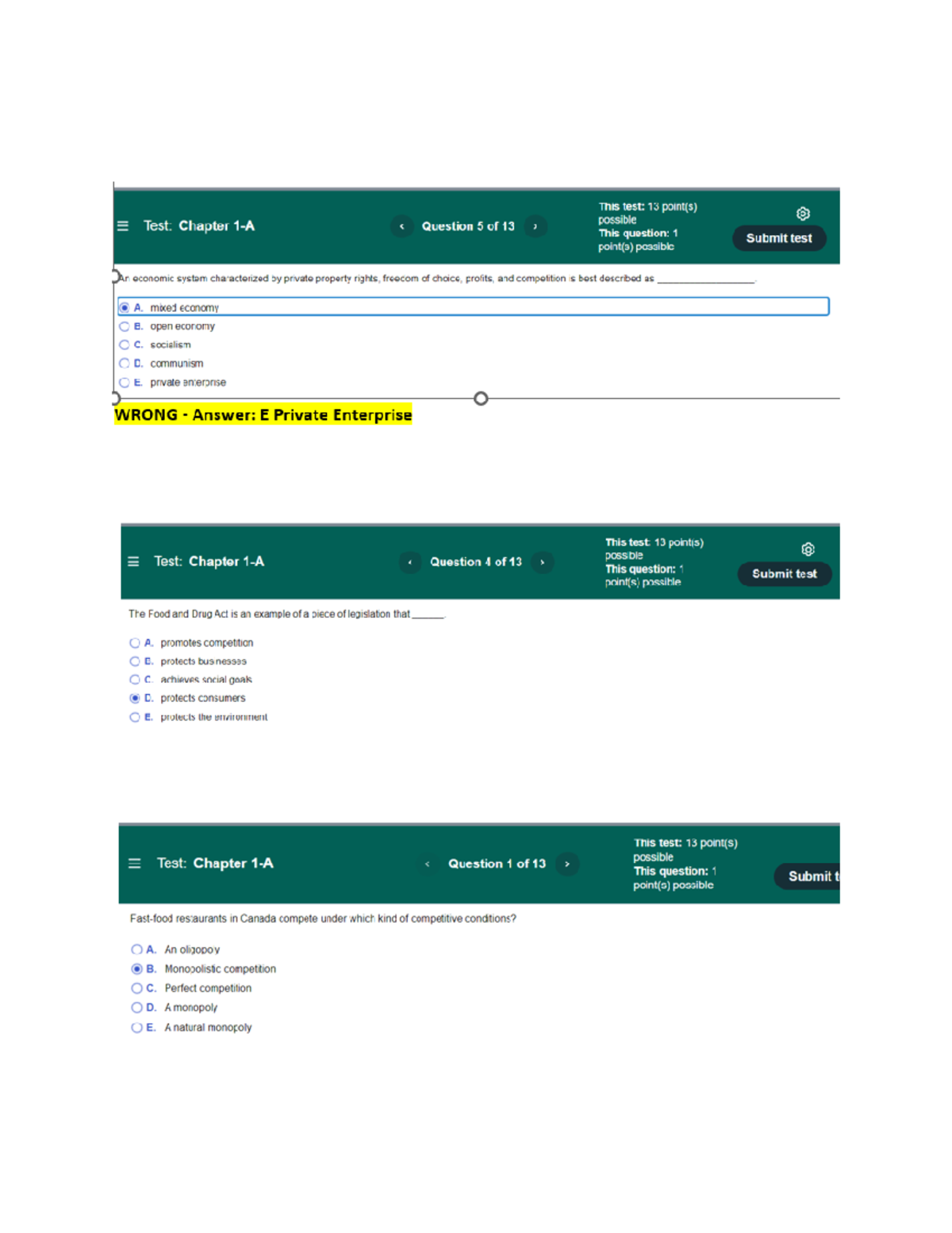 QUIZ 1A 4 - Quiz - BUS825 - Studocu