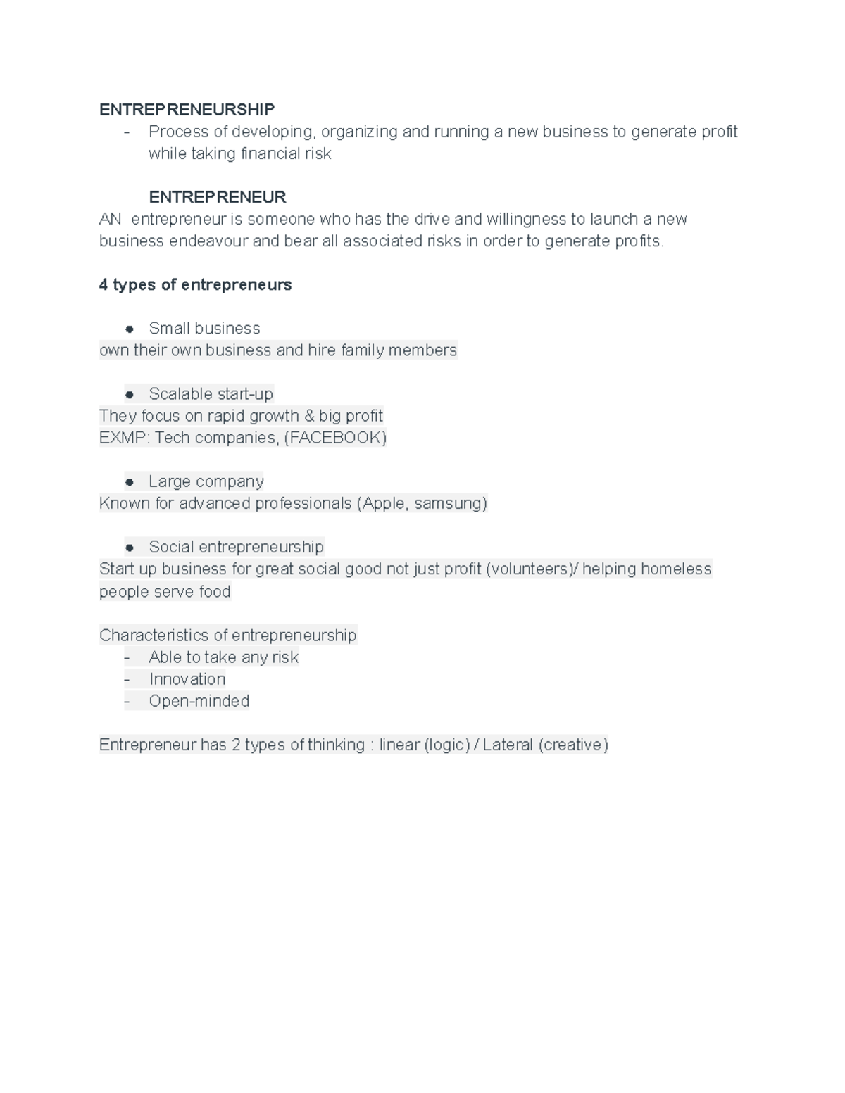 Entrepreneurship presentation - ENTREPRENEURSHIP Process of developing ...