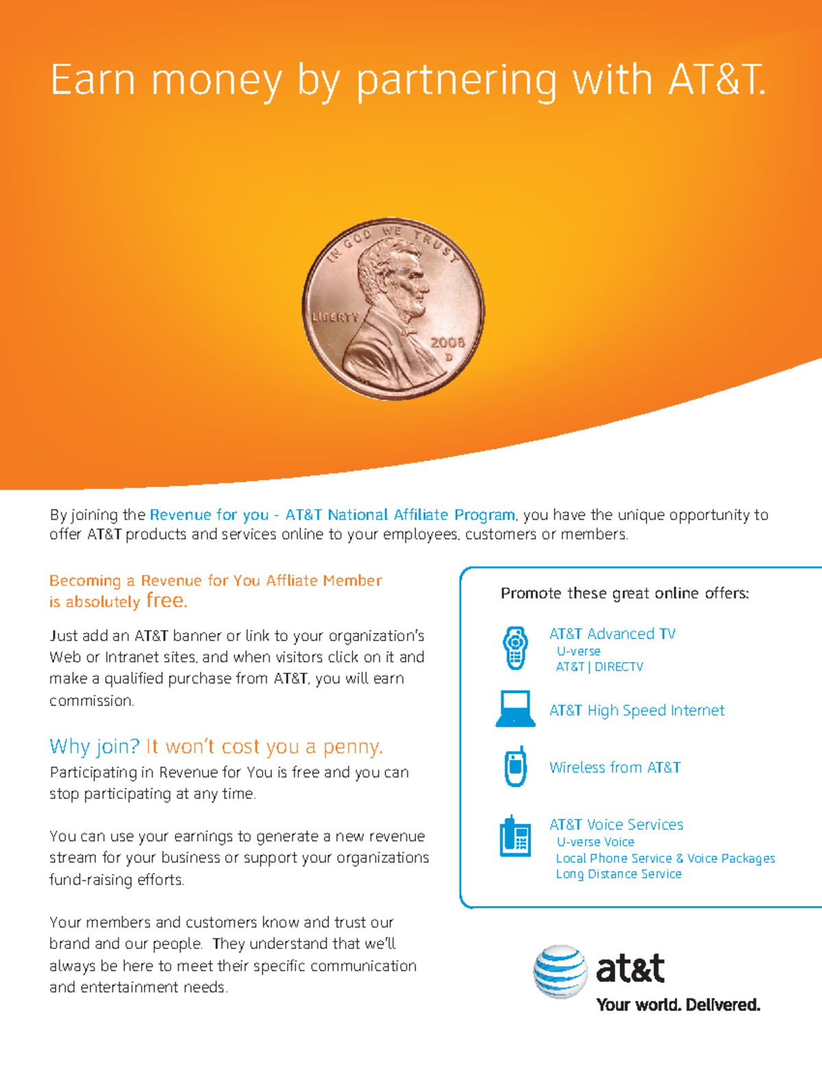 Flyer - art - Becoming a Revenue for You Affliate Member is absolutely ...