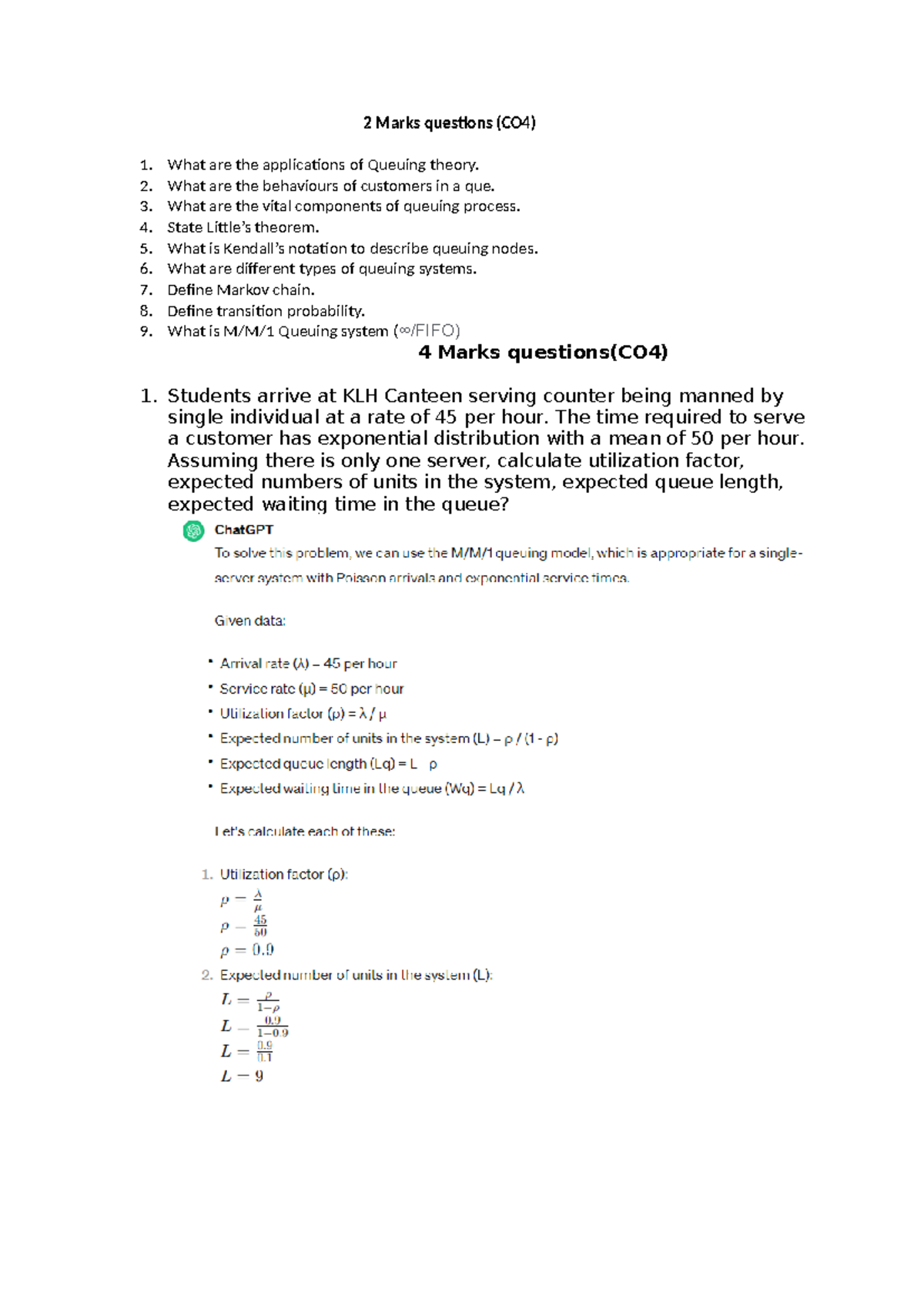 practiceforstuff - 2 Marks questions (CO4) 1. What are the applications ...