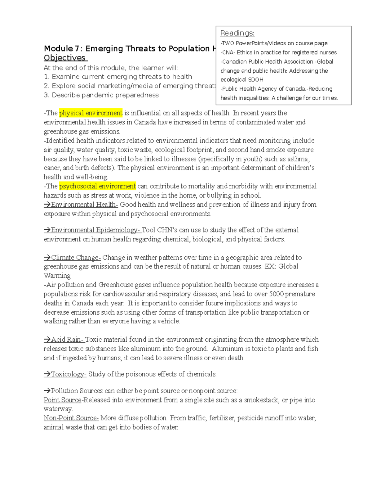 Theory Talk 7 - Lecture notes 7 - Readings: -TWO PowerPoints/Videos on ...